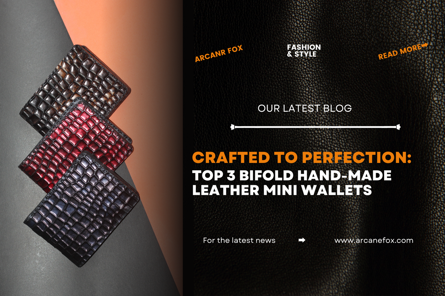 Crafted to Perfection: Top 3 Bifold Hand-Made Leather Mini Wallets
