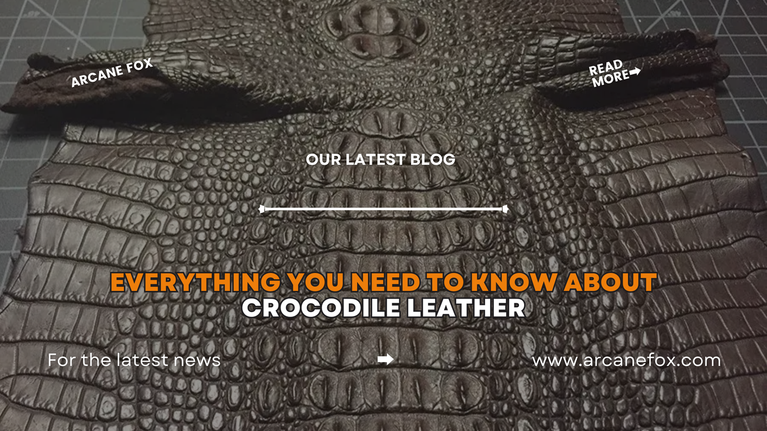 The Ultimate Guide to Crocodile Leather Craft and Care