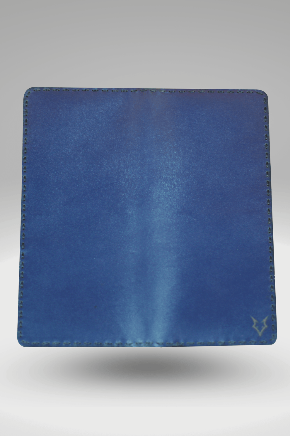 Unisex Royal Blue Hand-Stitched Leather Long Wallet - Arcane Fox
